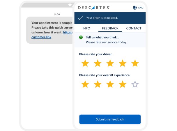 Order Tracking for Deliveries