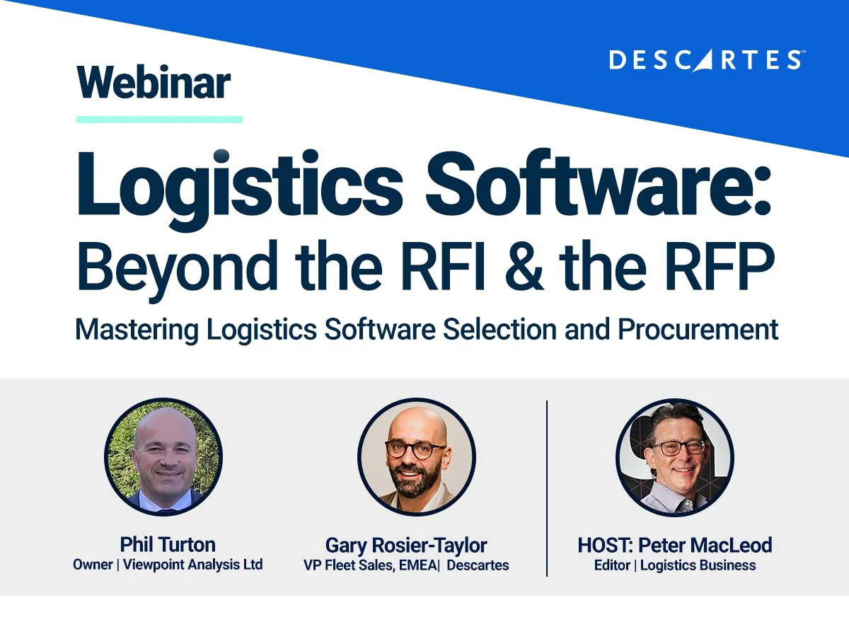 Webinar - Logistics Software: Beyond the RFI and the RFP